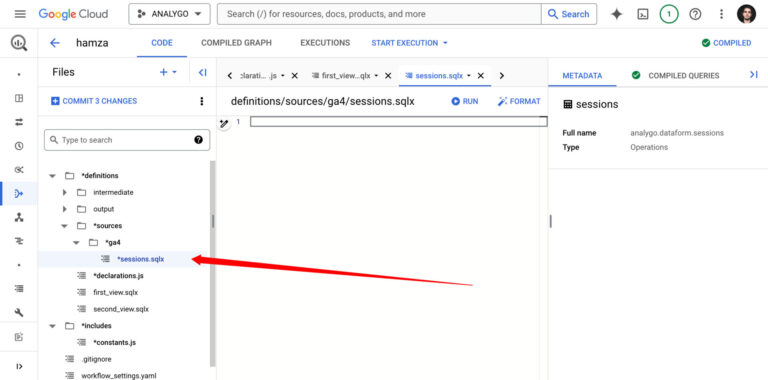 How To Use Dataform Structure And Javascript Introduction Analygo