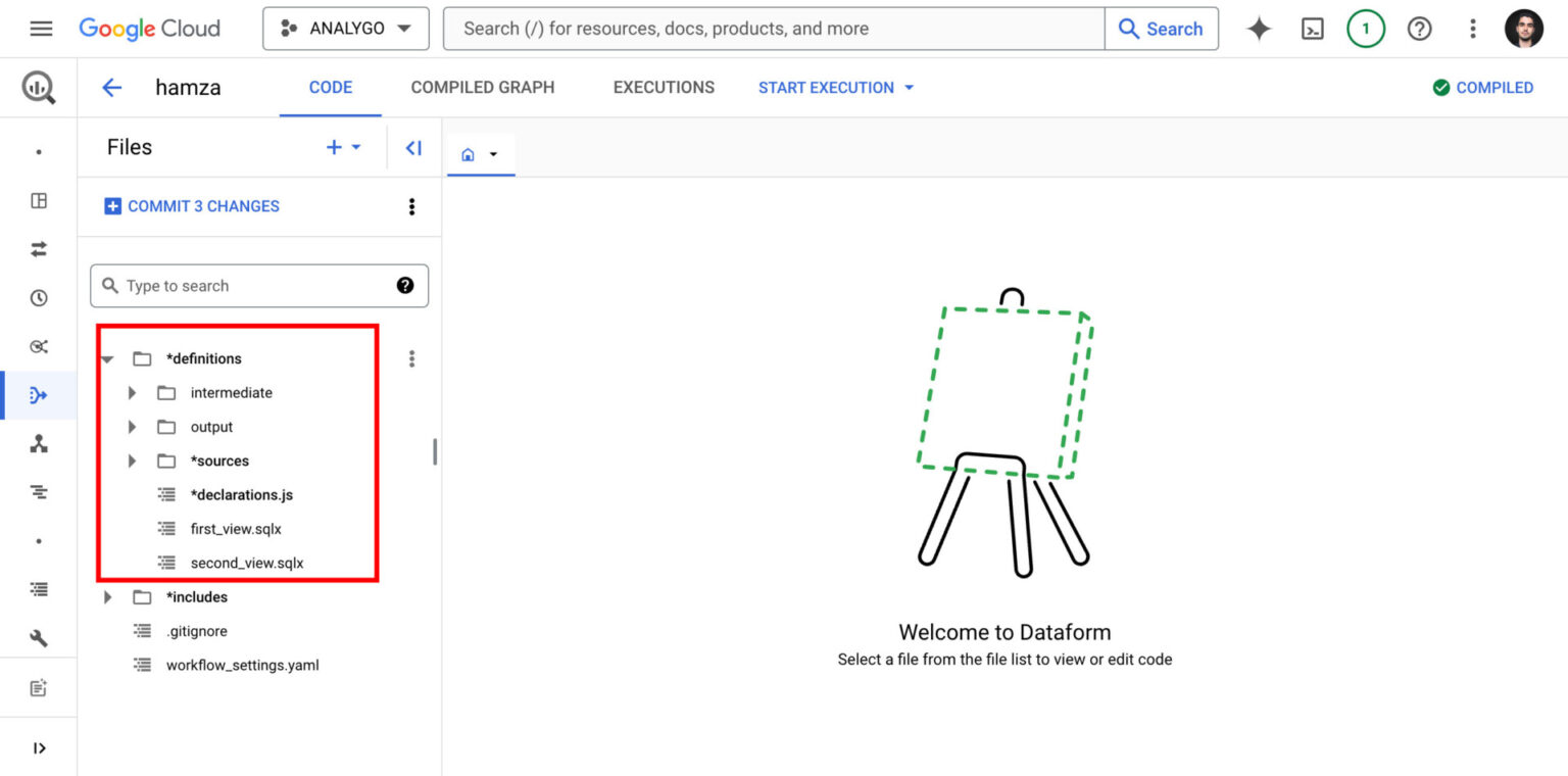 How To Use Dataform Structure And Javascript Introduction Analygo